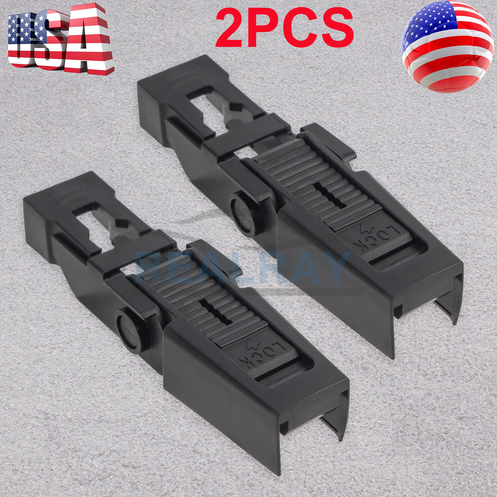 Set Front Wiper Blade Clips DKW100020 For Land Rover Range Rover L322 ...