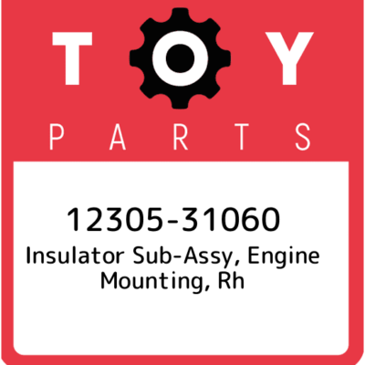 12305-31060 Toyota Insulator sub-assy, engine mounting, rh 1230531060 ...