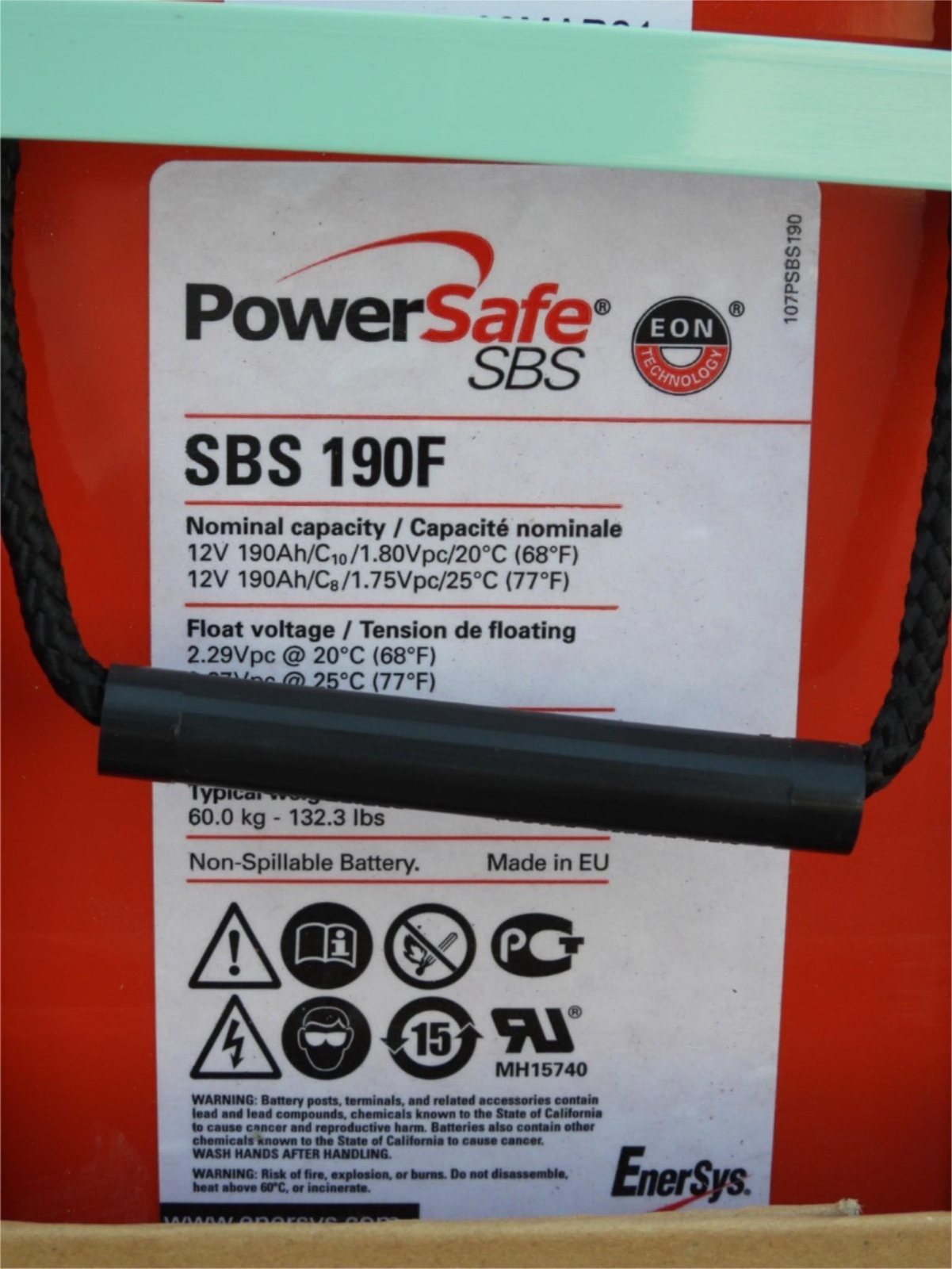 NEW (1-Battery) PowerSafe SBS 190F Batteries 12V 190 Ah Front Terminal ...