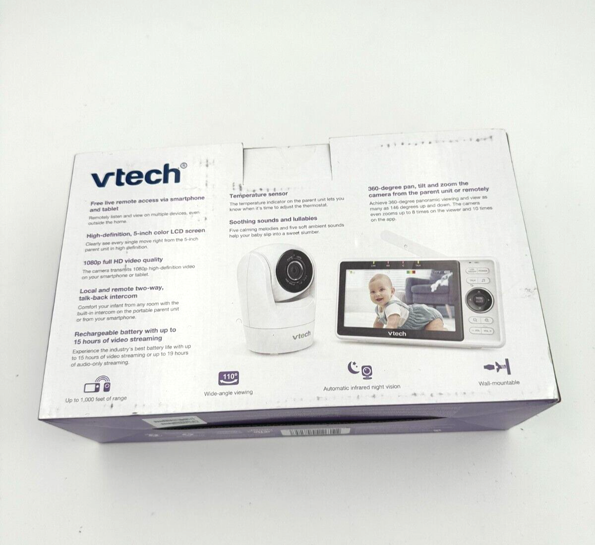 VTech VM901 5 inch Video Baby Monitor for sale online | eBay