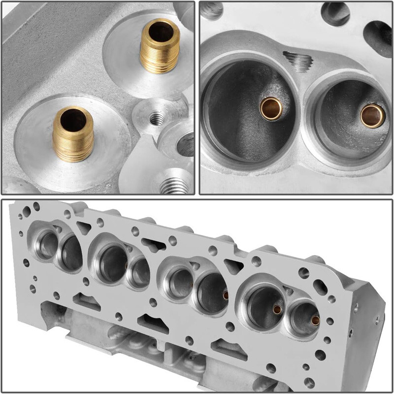 1 Pair For Chevy SBC 283 302 350 400 Bare Cylinder Heads 205cc/64cc ...