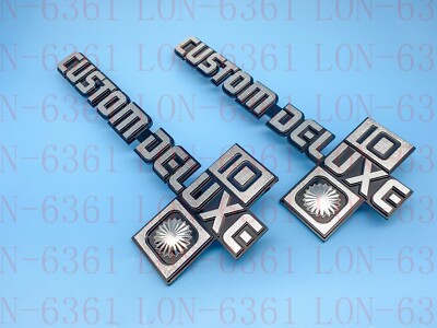 for Chevrolet Custom Deluxe 10 Badge Emblem Insert Set Badge Logo ...