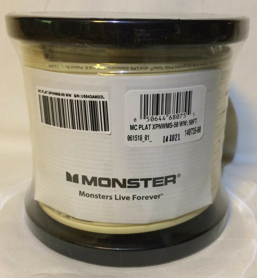 Monster Cable Platinum XP High Performance Speaker Wire | 50ft | Navajo ...