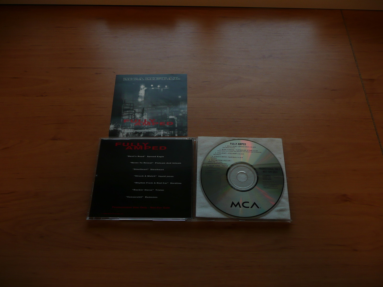 @ CD PROMO V.A. - FULLY AMPED (MCA METAL) / MCA RECORDS 1992 / METAL ...