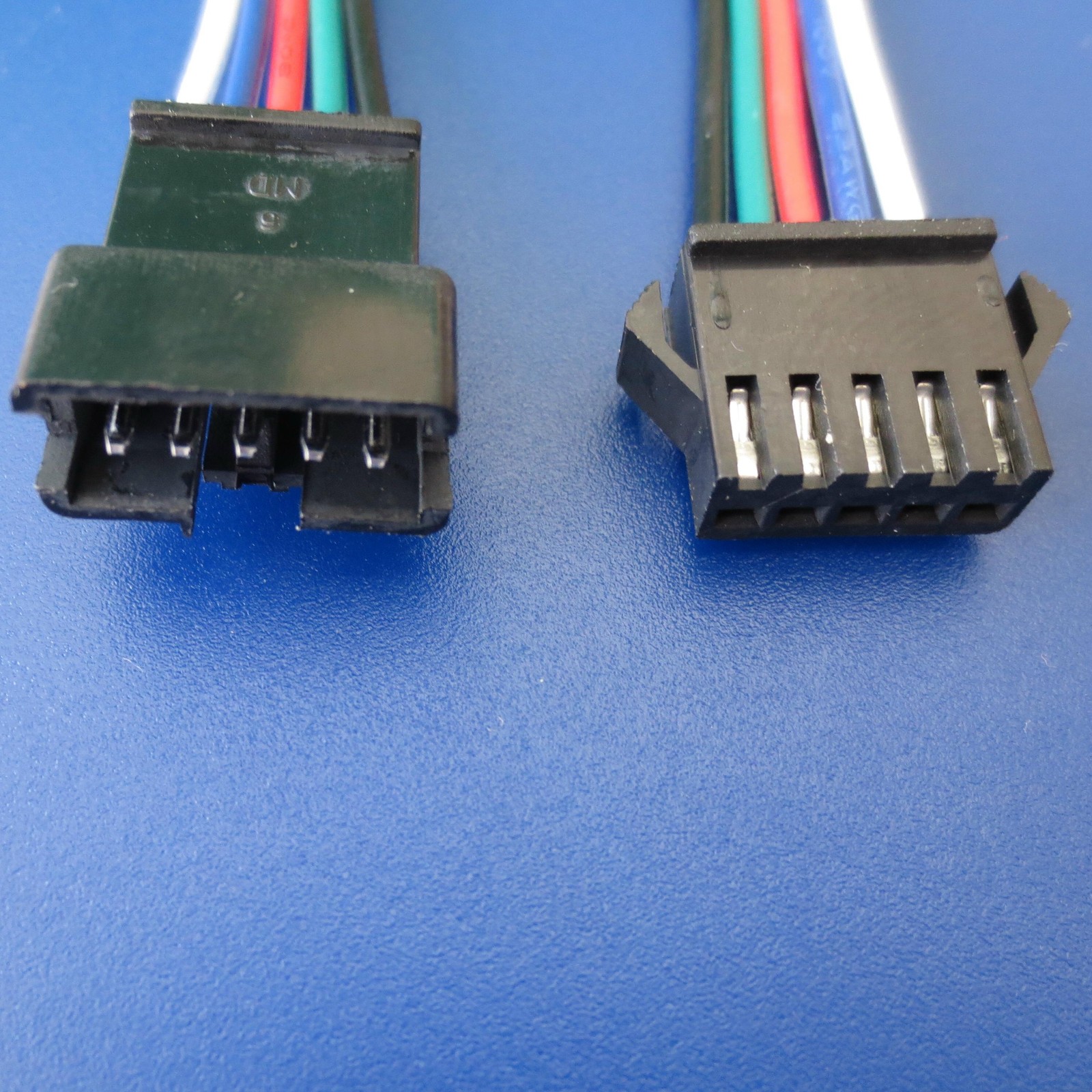 LED Anschluss Kabel Leitung Stecker Male Female 2 3 4 5 6 polig RGB ...