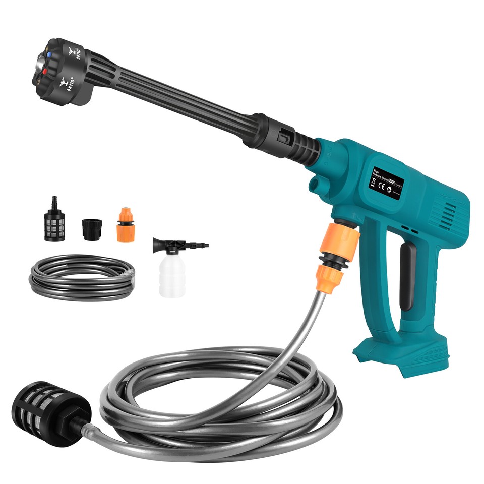 Cordless Car Pressure Washer Water High Power Jet Wash Cleaner Portable ...