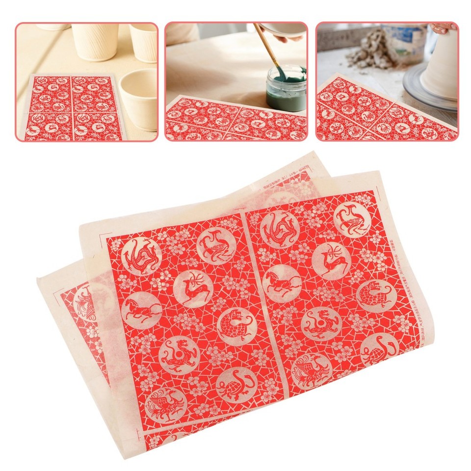 Porcelain Glaze Underglaze Transfers Decals Pottery Paper Sticker for ...