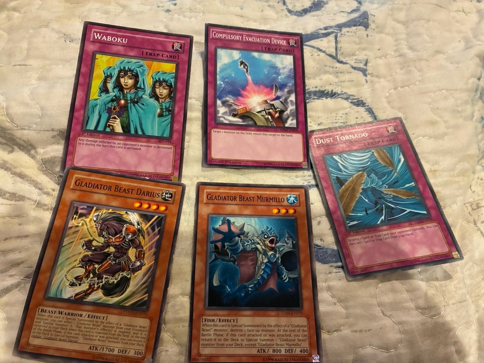 Yugioh Retro Edison Format Gladiator Beast Deck! | eBay