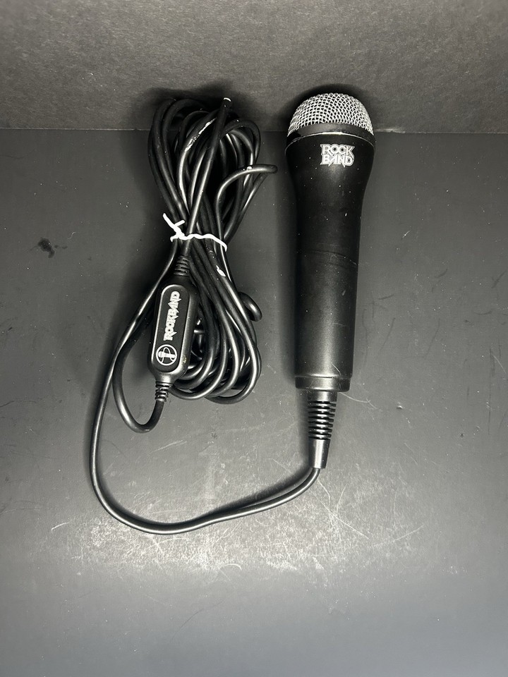 ROCK BAND Logitech MICROPHONE WII PLAYSTATION 2 3 PS2 PS3 XBOX 360 PC ...