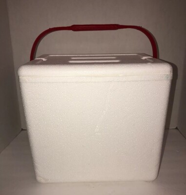 Fishing Insulated Styrofoam Bait Bucket,12 Quart Size:10 1/2” X 11” X8 ...