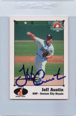 1999 Arizona League #2 Jeff Austin Royals Signed Auto *G6183 | eBay