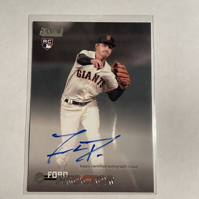 2023 Topps Stadium Club Ford Proctor Rookie Auto San Francisco Giants # ...