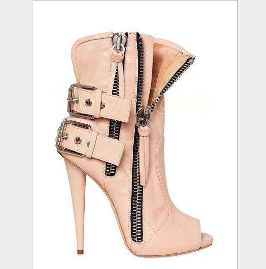 Gladiator Women's Stiletto Sandals High Heels Ankle Boots Pumps Peep ...