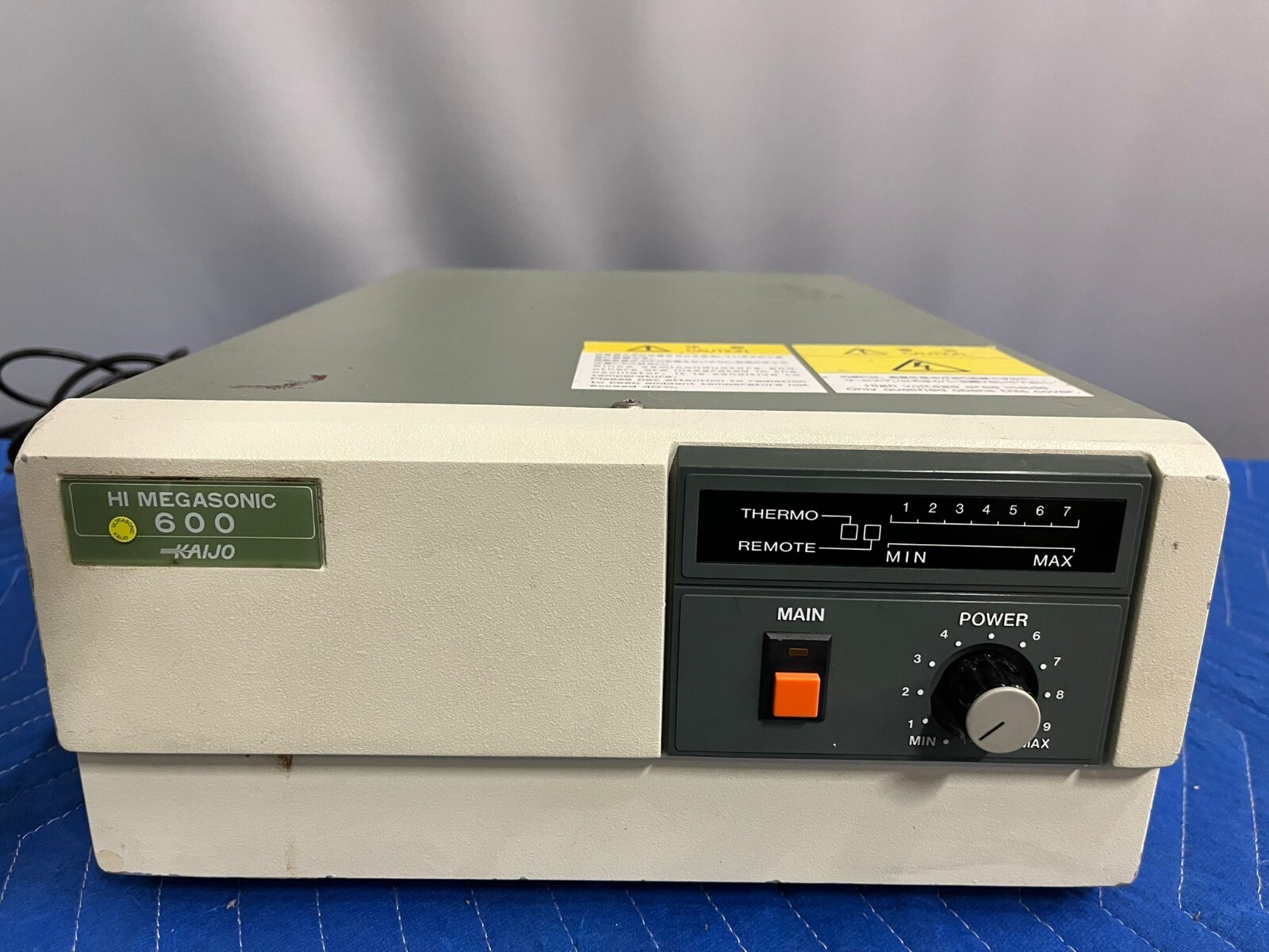 KAIJO Ultrasound Generator Model HI MEGASONIC 600 | eBay
