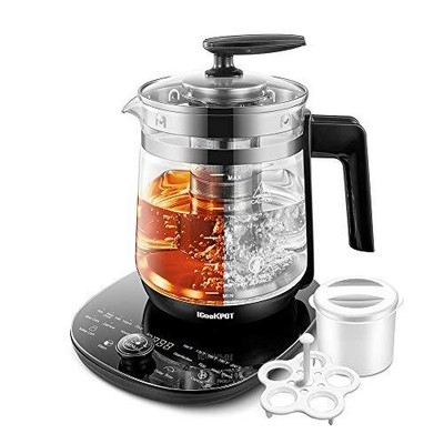 ICOOKPOT Electric Kettle Temperature Control Glass Tea Kettle ...