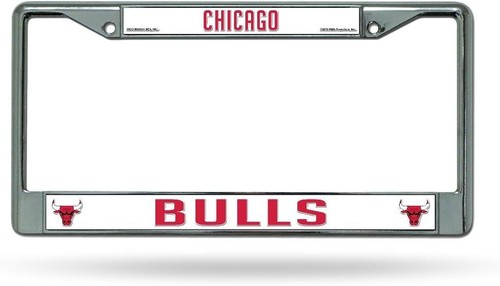 Chicago Bulls NBA Chrome Metal License Plate Frame | eBay