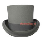 Vintage Wool Victorian Mad Hatter Top Magic Hat Gentlemen Performing ...