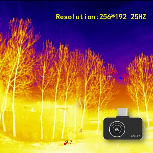 KCH-P2 Thermal Imaging IR Camera Imager 256*192 PCB Detection Android ...