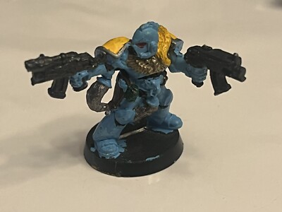 Warhammer 40K Space Wolf Guard in Power Armour Metal OOP Marines Wolves ...