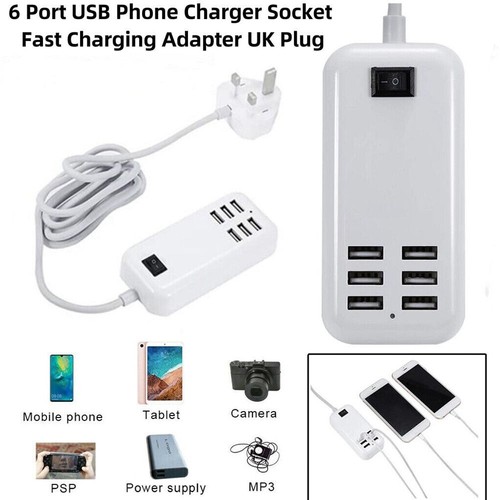 Portable Fast Charging Usb Phone Charger Socket Adapter Power Supply ...