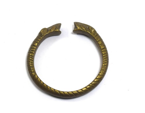 Old Brass Animal Figurative Tribal Hand Kada Indian Women Bracelet G18 ...