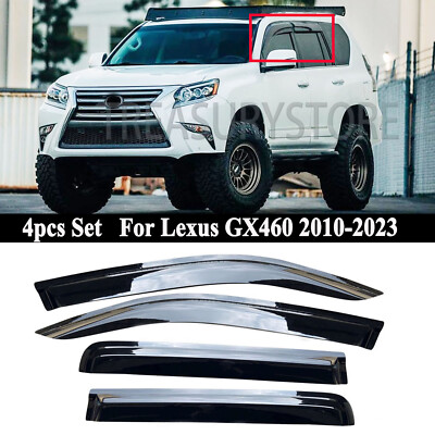 For Lexus GX460 2010-2023 Luxury Style Window Visor Rain Shade Guard ...