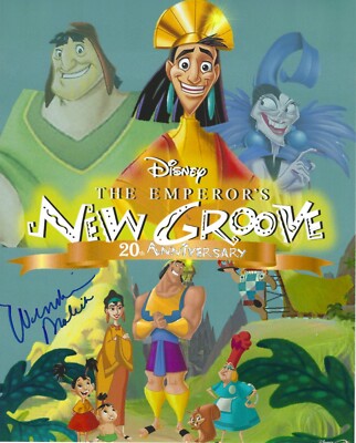 WENDIE MALICK Chicha DISNEY Signed 8 x 10 Photo THE EMPEROR'S NEW ...