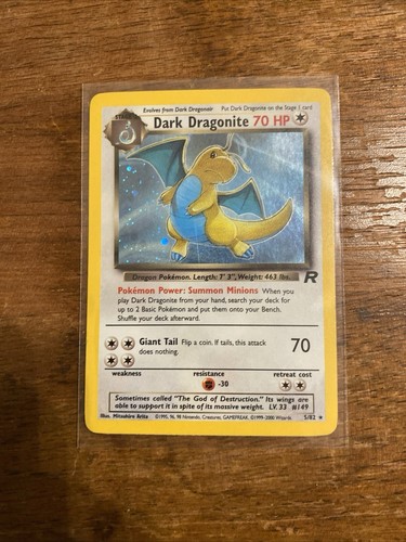 Dark Dragonite 5/82 - 1st Edition Team Rocket - Holo Pokemon Card | eBay