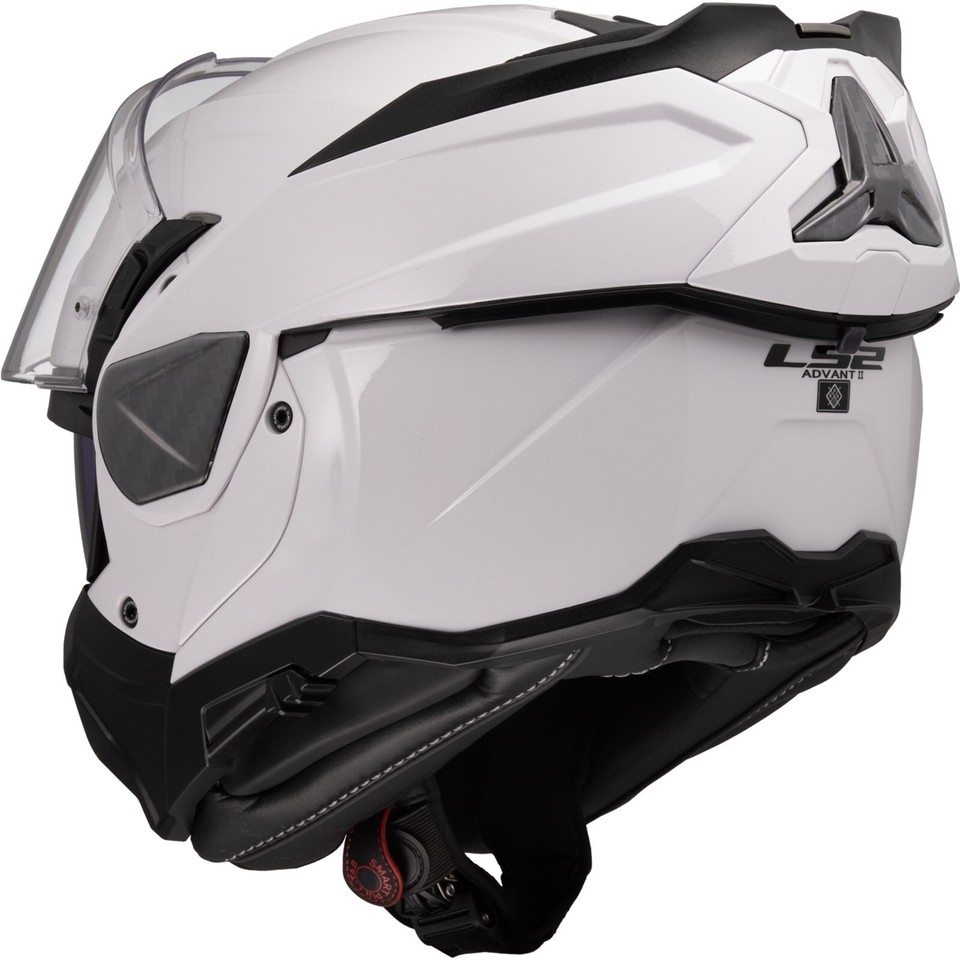 Casco Moto XL - LS2 FF910 Advant 2 II Solid Klapphelm - Bianco | eBay
