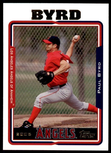 2005 Topps Paul Byrd Los Angeles Angels #573 | eBay
