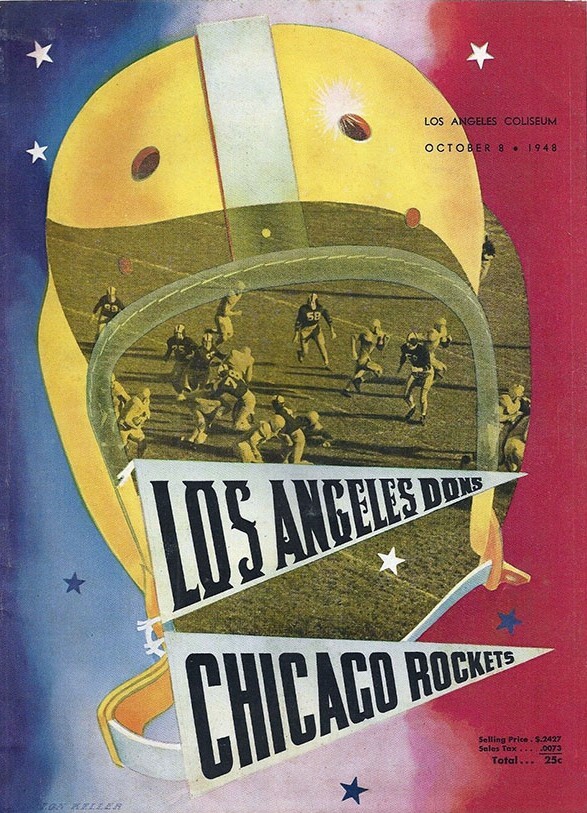 1948 L.A. DONS VS CHICAGO ROCKETS 8X10 PHOTO FOOTBALL PICTURE AAFC | eBay