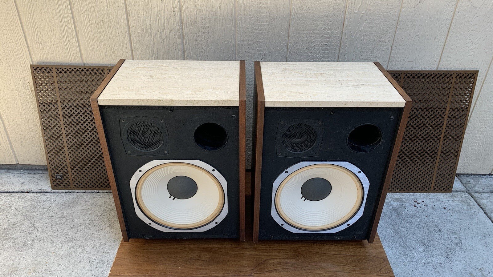 JBL C56 Dorian vintage speakers Walnut(pick up only) | eBay