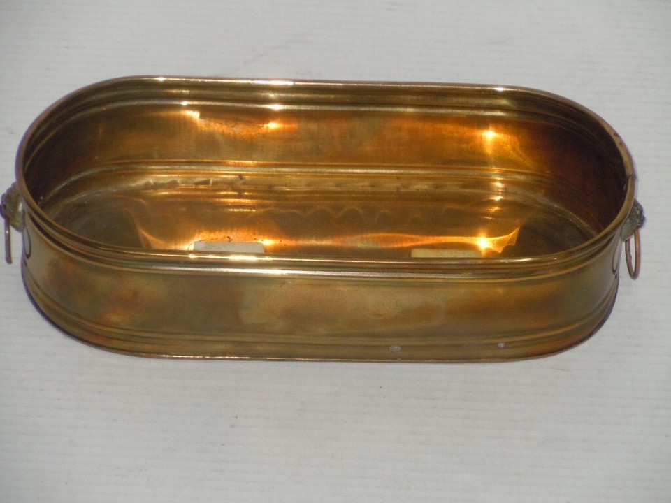VINTAGE MADE IN INDIA GATCO SOLID BRASS TROUGH STYLE LION HEAD HANDLES ...