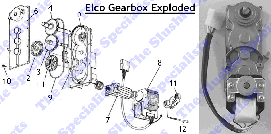 New ELCO #2 Gear for GBG/CAB/SPM Slushie Machine Gear Motors/Gear Boxes ...