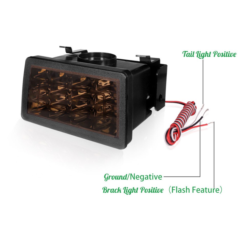 Set F1 style Smoked Lens LED Rear Fog Brake Light Kits For Subaru WRX ...