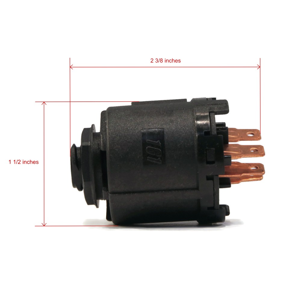 Ignition Switch, 5 Terminals for Scott's S1642, S1742, S2046 Lawn ...