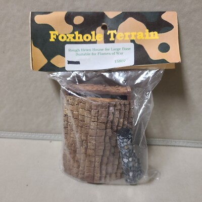 Wargaming Terrain Rough Hewn House For Large Base Removable Roof ...