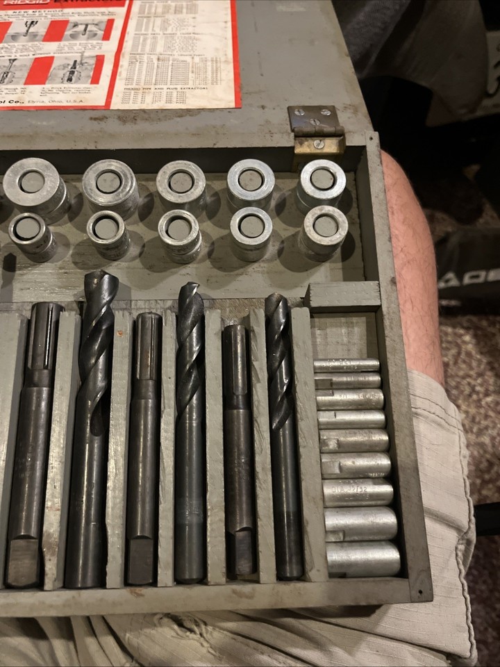 Ridgid 35590 Model 25 Screw and Pipe Extractor Set Vintage Tools ...