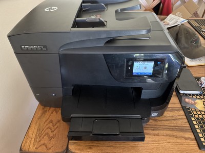 HP Officejet Pro 8715 All-In-One Wireless Printer - Black | eBay