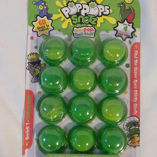 Pop Pops Snotz Series 2 Deluxe 12 Pack 4 Figures Slime Bubbles Toys for ...