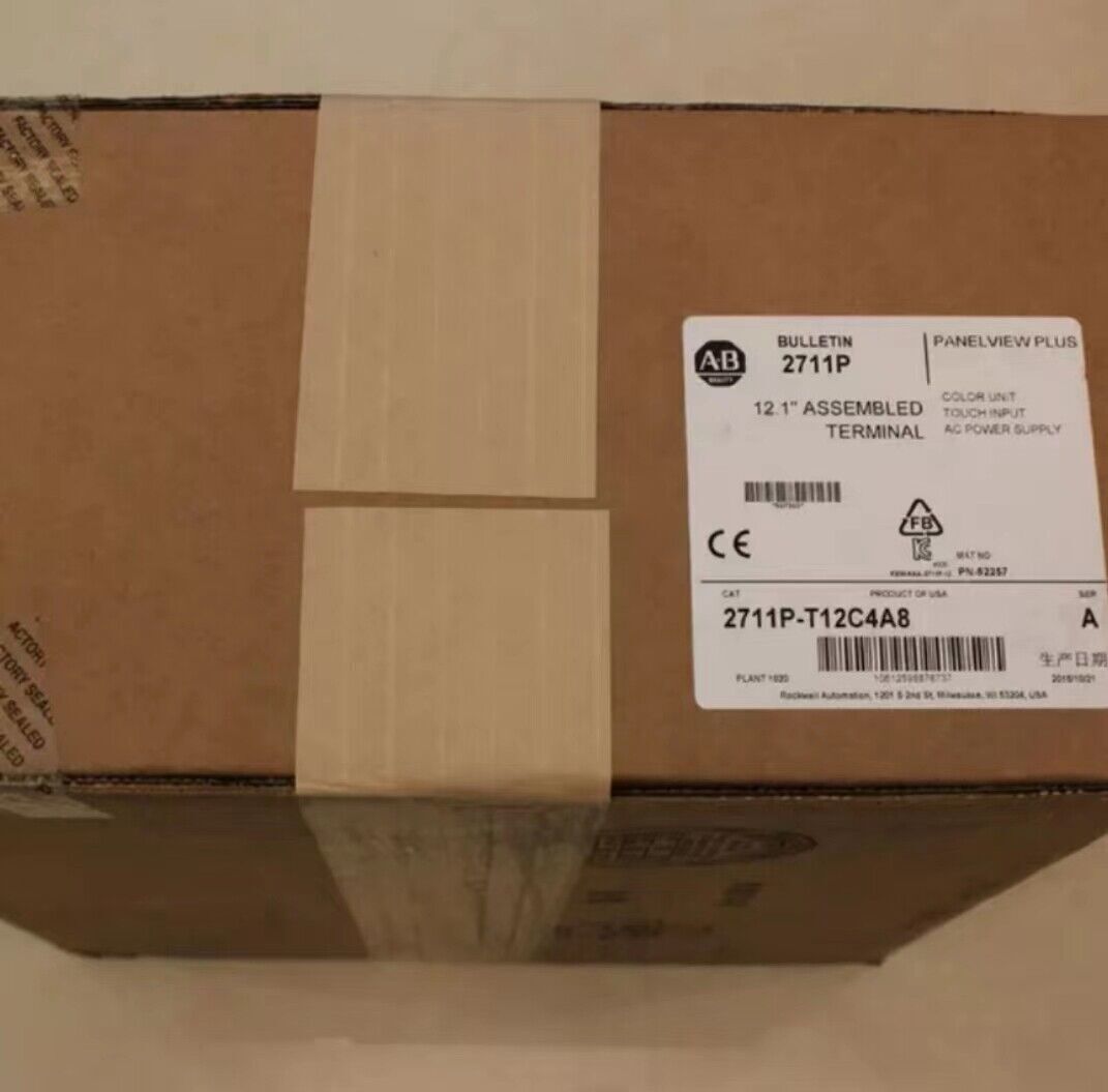 New Allen-Bradley 2711P-T12C4A8 PanelView Plus 6 1250 Touch Color 12.1 ...