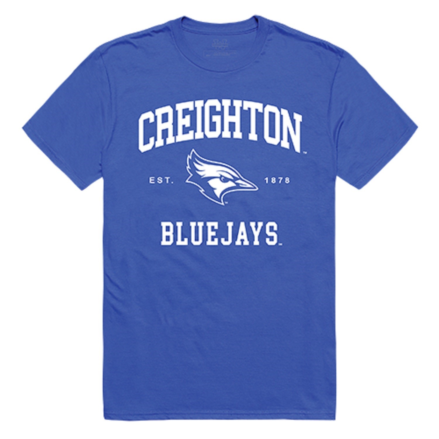 Creighton University Bluejays NCAA Cotton College Logo Licensed T-Shirt ...
