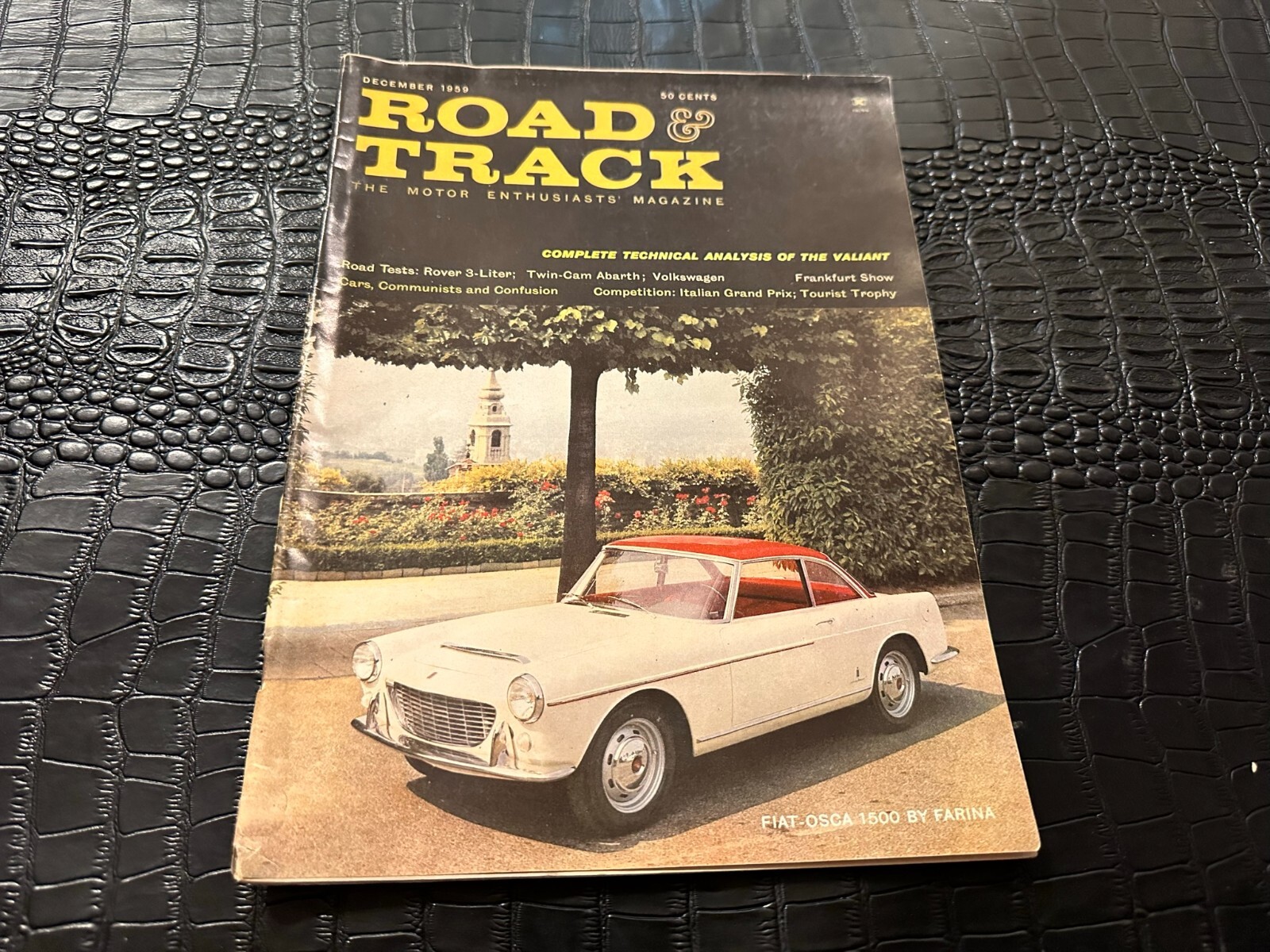 DECEMBER 1959 ROAD AND TRACK vintage car auto magazine FIAT-OSCA | eBay