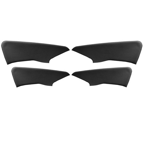 Black Leather Interior Door Protector Panel Trim 4pc For Acura Integra ...