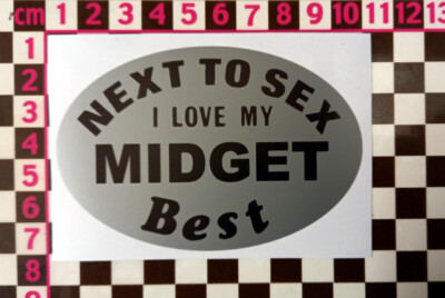 Next to Sex I Love My MG Midget Best - Funny 1970s Retro Classic Car ...