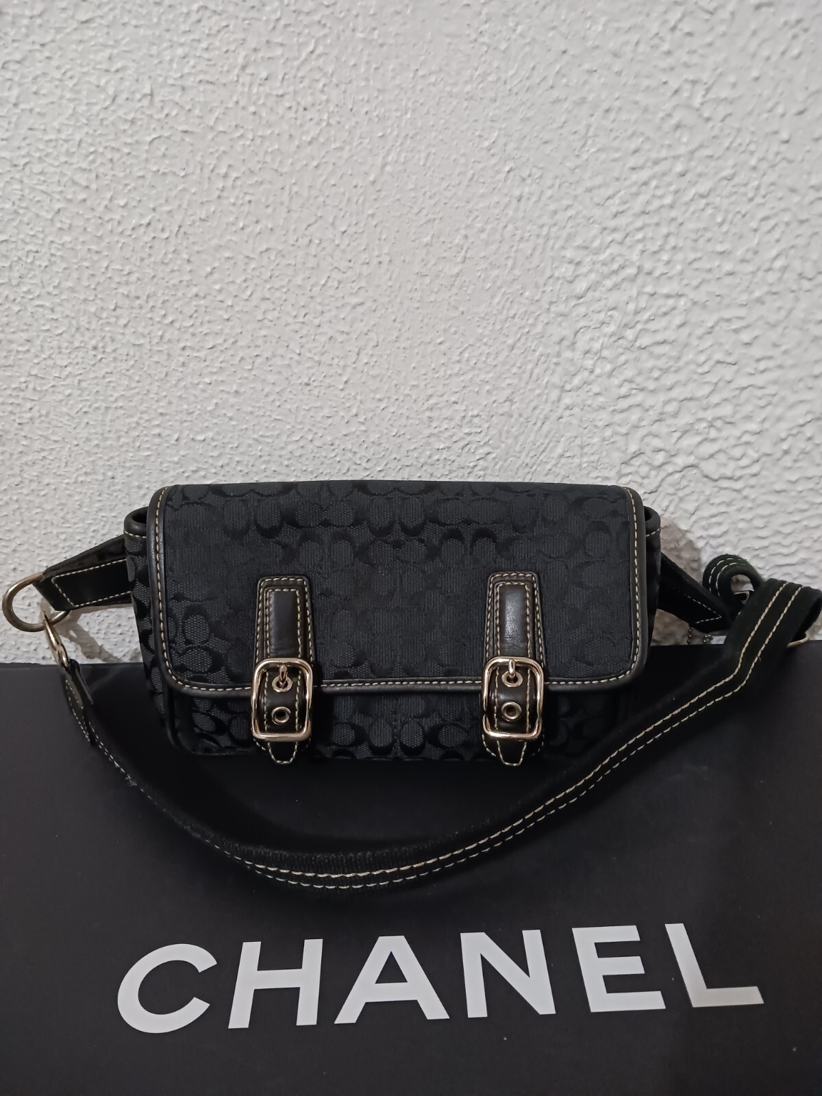 COACH Vintage Bon Voyage Signature Belt Bag / Fanny P… - Gem