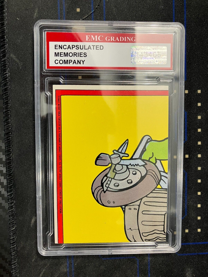 SHREDDER TMNT 1989 TOPPS Teenage Mutant Ninja TURTLES STICKER #5 EMC ...