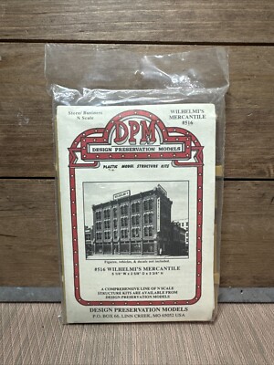 DPM Design Preservation Models #516 WILHELMI'S MERCANTILE N Scale ...