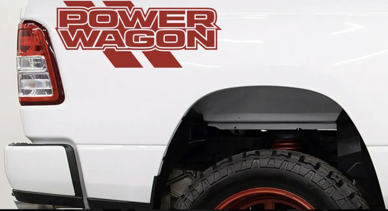 Vinyl Stickers Decal Graphics For compatible Fits Power Wagon Truck | eBay