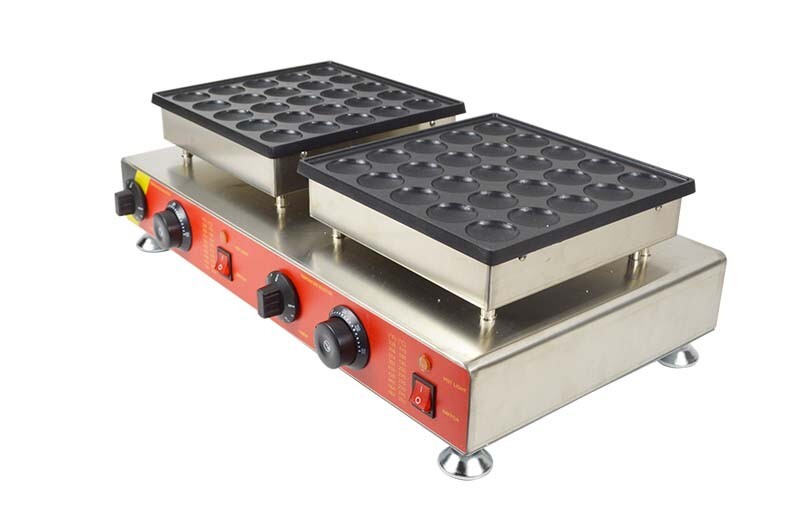 1.77" Mini Commercial Muffin Maker Stainless Steel Pancake Machine 50 ...